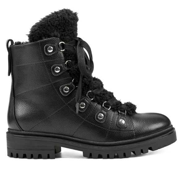 Nine West | Shoes | Nwt Nine West Fur Lined Combat Boots | Poshmark